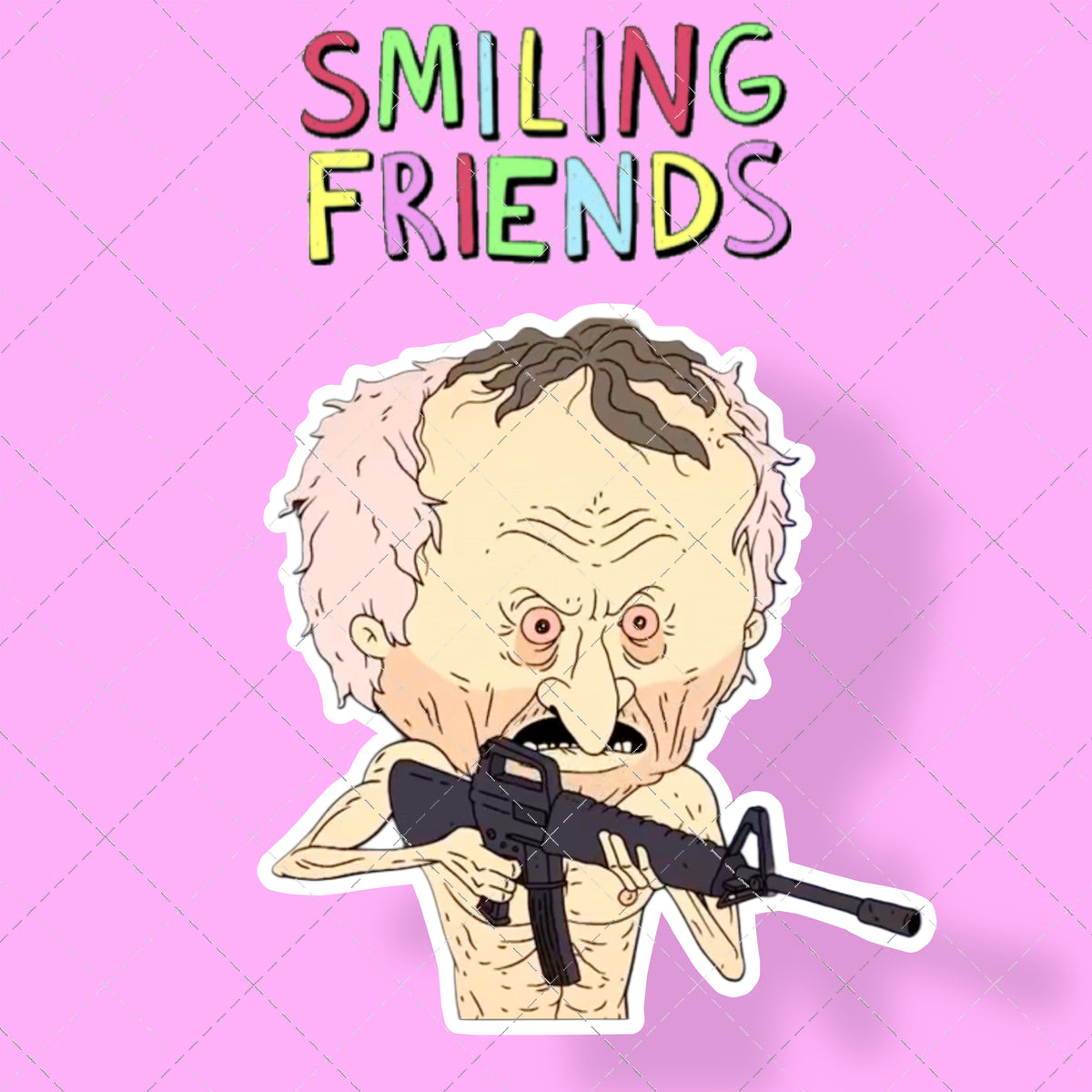 Smiling Friends Anime Stickers - Vinyl Decals Laptop Stickers Waifu ...